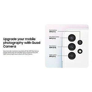 SAMSUNG Galaxy A13 LTE, Factory Unlocked Smartphone, Android Cell Phone, Water Resistant, 50MP Camera, US Version, 32GB, Black (Renewed)