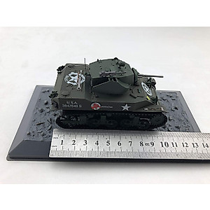SY-Heat Alloy Tank Model, Military Tank Model M5A1 Light Tank 37Th Tank Battalion Memorial 1/43 Simulation Decoration Commemorative