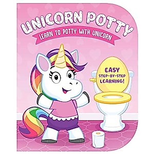 Unicorn Potty: Learn to Potty with Unicorn - Easy-to-Follow Step-by-Step Board Book, Make Potty Training Joyful and Magical! Encouraged for Children Ages 2 and Up (Potty Board Books)