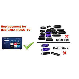 Universal Remote Control Compatible with All Insignia Roku TV