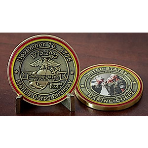 2023 Marine Corps Birthday Ball Challenge Coin! Drill Instructor Tribute USMC Bday Custom Coin! Designed for Marines by Marines Semper Fi. Officially Licensed Coin!