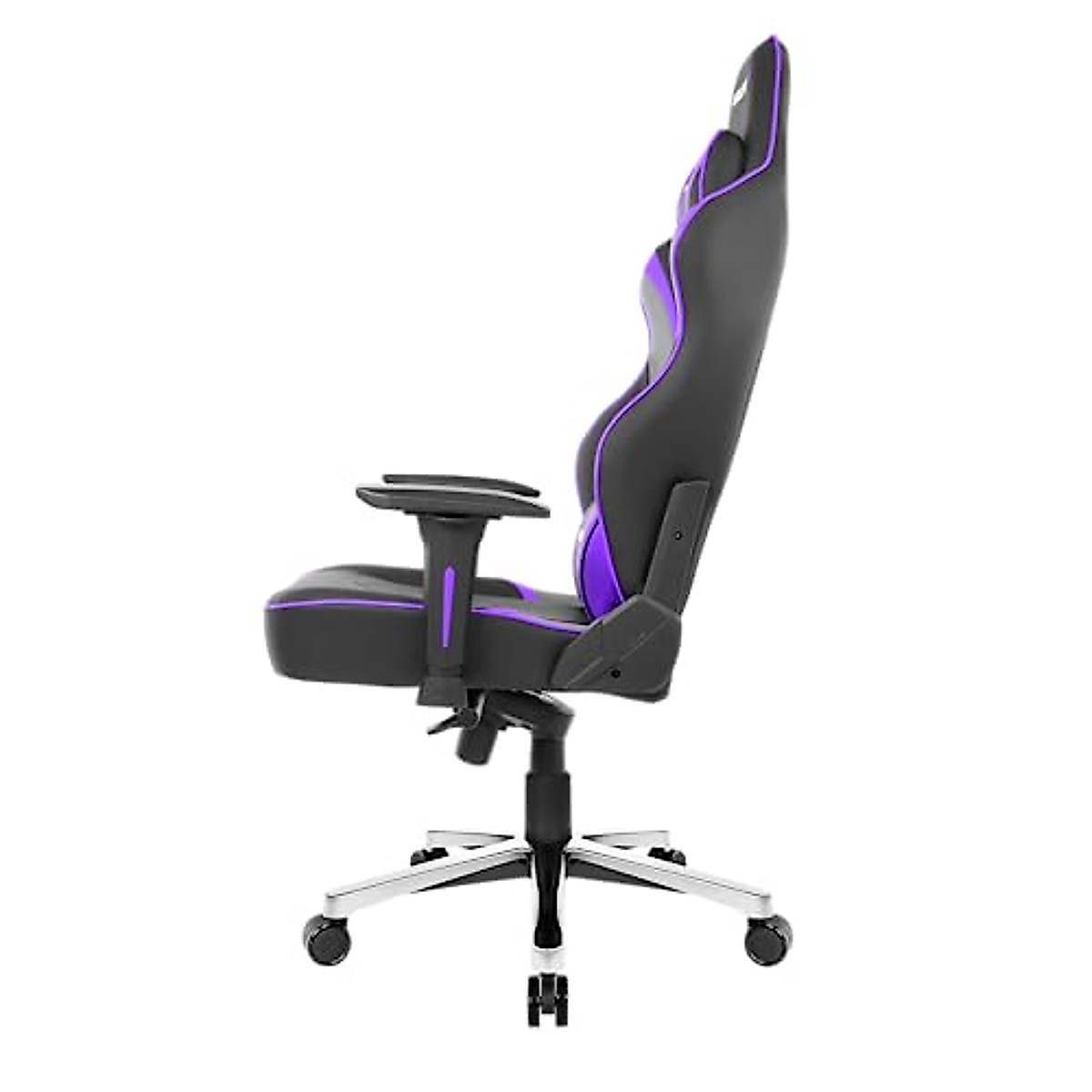 AKRacing Masters Series Max Gaming Chair with Wide Flat Seat, 400 Lbs Weight Limit, Rocker and Seat Height Adjustment Mechanisms - Indigo