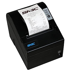 SNBC 132041-NPV Model BTP-R880NPV Thermal Receipt Printer; Blazing Fast 310mm/Second Print Speed; Adjustable Paper Near-End Sensor; Includes Standard USB, Serial and Ethernet Interfaces
