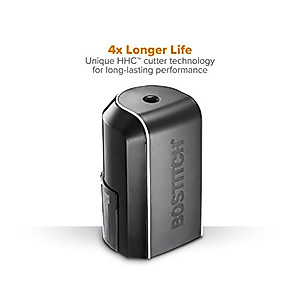 Bostitch Vertical Electric Pencil Sharpener, Powerful Stall-Free Motor, Prevents Over-Sharpening, Black (EPS5V-BLK)