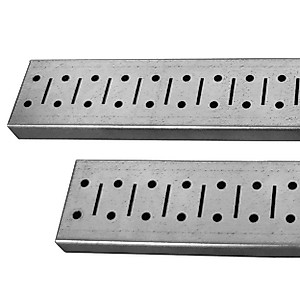 Metal Pegboard Strip Garden Tool Organizer Pegboard Rail Kit