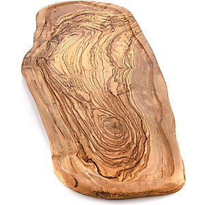 OLIVIEU ~ Olive Wood Cutting Boards with Juice Rim ~ Serving Board ~ Charcuterie Board (21 inch ~ big)