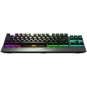 SteelSeries Apex Pro TKL HyperMagnetic Gaming Keyboard - Adjustable Actuation - Esport TKL Format - OLED Display - RGB - PBT Keys - USB-A - Nordic QWERTY