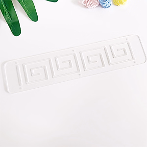 Acrylic Sashiko Stencil with Traditional Pattern for Hand Quilting and Embroidery (Pattern C)