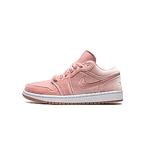 Jordan Womens WMNS Air Jordan 1 Low SE DQ8396 600 Pink Velvet - Size 6.5W