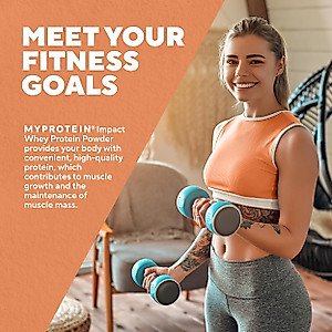 Myprotein Impact Whey Protein Powder, 5.5 Lbs (75 Servings) Chocolate Milkshake, 22g Protein & 5g BCAA Per Serving, Protein Shake for Superior Performance, Muscle Strength & Recovery, Gluten Free