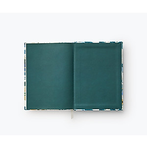 RIFLE PAPER CO. Garden Party Blue Address Book, Hardcover Address Book Includes Gold Foil-Accented Cloth Cover, Ribbon Page Marker, 284 Pages, Contacts and Important Dates Pages