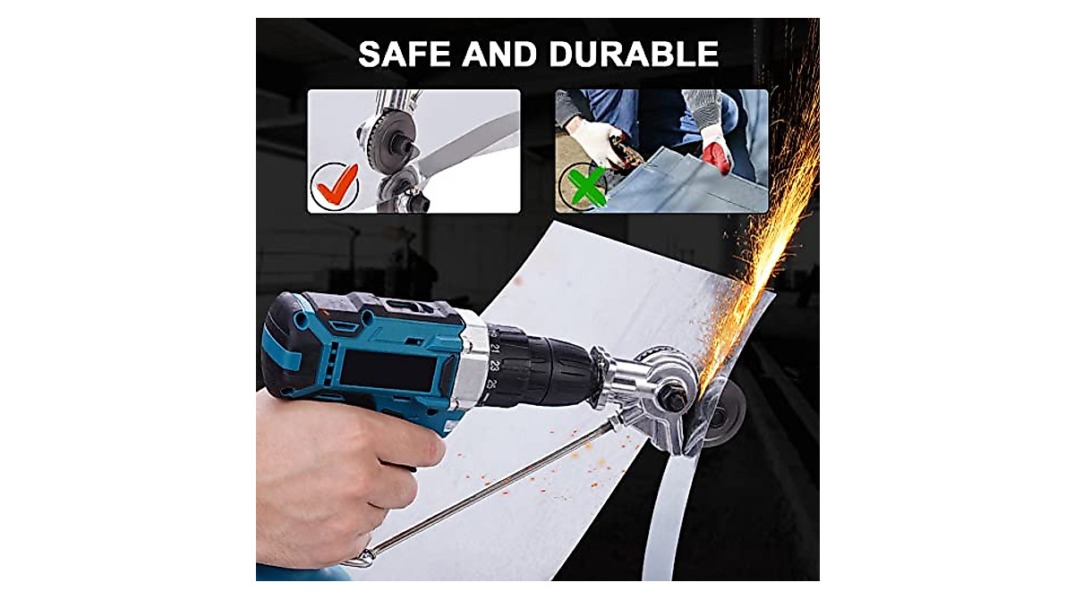 Electric Drill Plate Cutter - Precise Metal Cutting Attachment