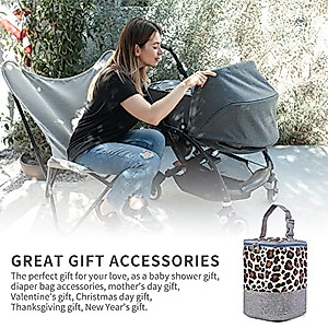 GOGOSO Insulated Baby Bottle Bag with Ice Pack, Multi-Function Breastmilk Cooler Bag & Lunch Bag, Fit as Milk Bottles Organize