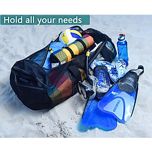 Bulex XXL Mesh Duffle Bag for Scuba Dive or Snorkel Gear, Extra Large Snorkeling Equipment Carry Bag, Ideal for Beach Pool Swimming Free Diving Kayak Spearfishing