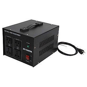 Patioer 1000W Voltage Converter Transformer(230V to 110V, 110V to 230V), Step Up/Down Converter 110/120 Volt - 220V/230V/240V Volt (1000W)
