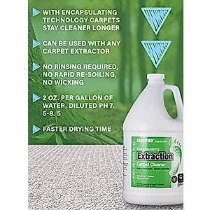 Nilodor Encapsulating Carpet Extraction Cleaner concentrate, 1 gallon (128SBN EXT)
