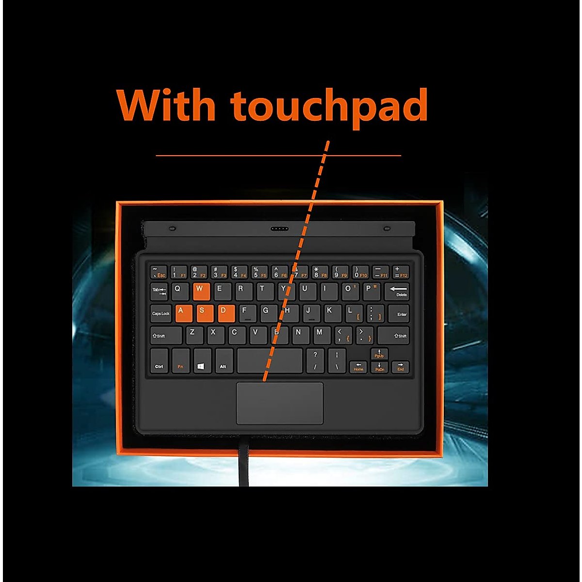 YBEST External Magnetic Suction Keyboard for OnexPlayer Handheld Game Console