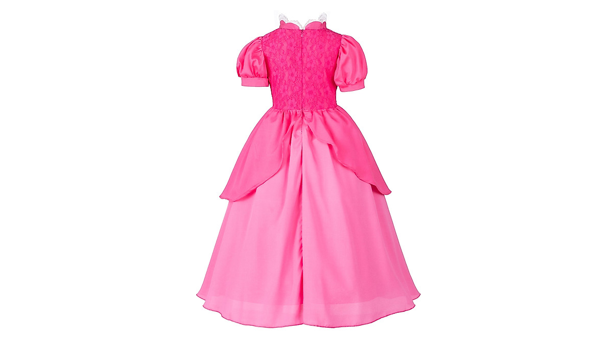 Pink Princess Dress for Kids - Crown & Accessories Set