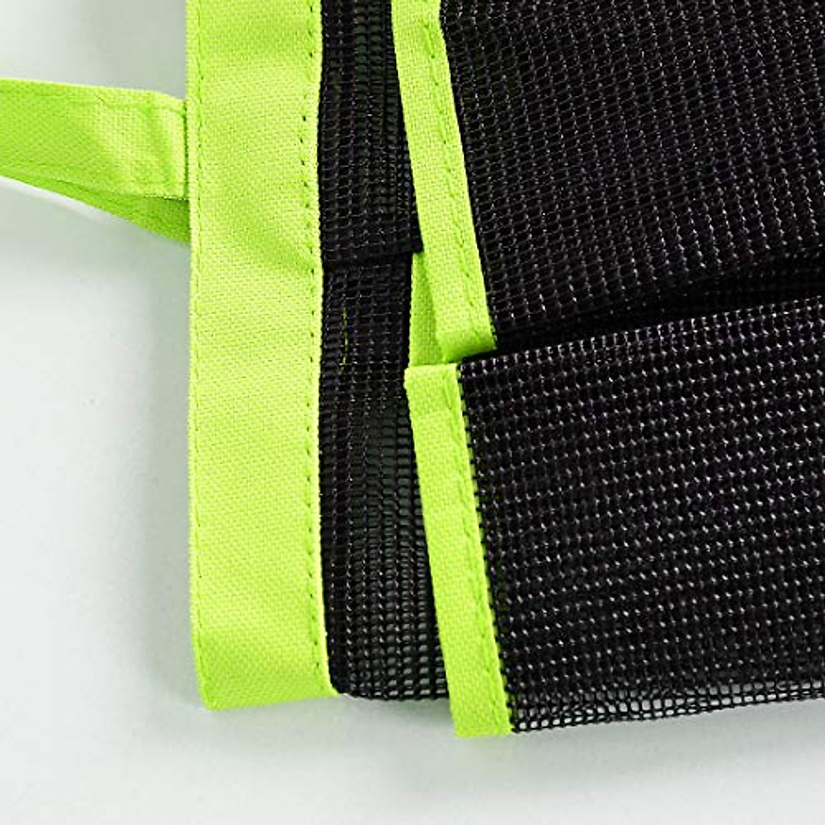 uxcell Portable Caddy with 7 Mesh Storage Pockets, Quick Dry Shower Tote Bag Oxford Hanging Toiletry and Bath Organizer for Shampoo, Conditioner, Soap Other Bathroom Accessories, Green