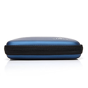 KAYOND® Portable Hard Carrying Travel Storage Case for External USB, DVD, CD, Blu-ray Rewriter/Writer and Optical Drives (Blue)