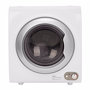 Avanti Portable Dryer Front Loading for Laundry, Compact Size, 9 lb. Clothes Capacity, Multiple Drying Settings with Anti-Wrinkle, 2.6-Cu.Ft, White