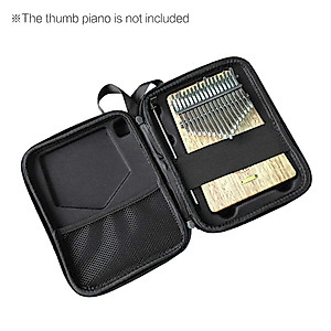 TREELF 17 Keys/21 Keys Kalimba Case Thumb Piano Mbira Box Water-resistant Shock-proof Bag (17 keys)