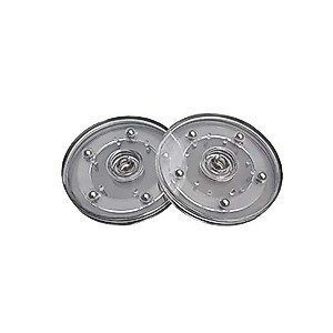 FixtureDisplays® 4" Clear Plastic Spinner Lazy Susan Turntable Organizer for Spice Rack Table Cake Kitchen Pantry Decorating 16971-NF