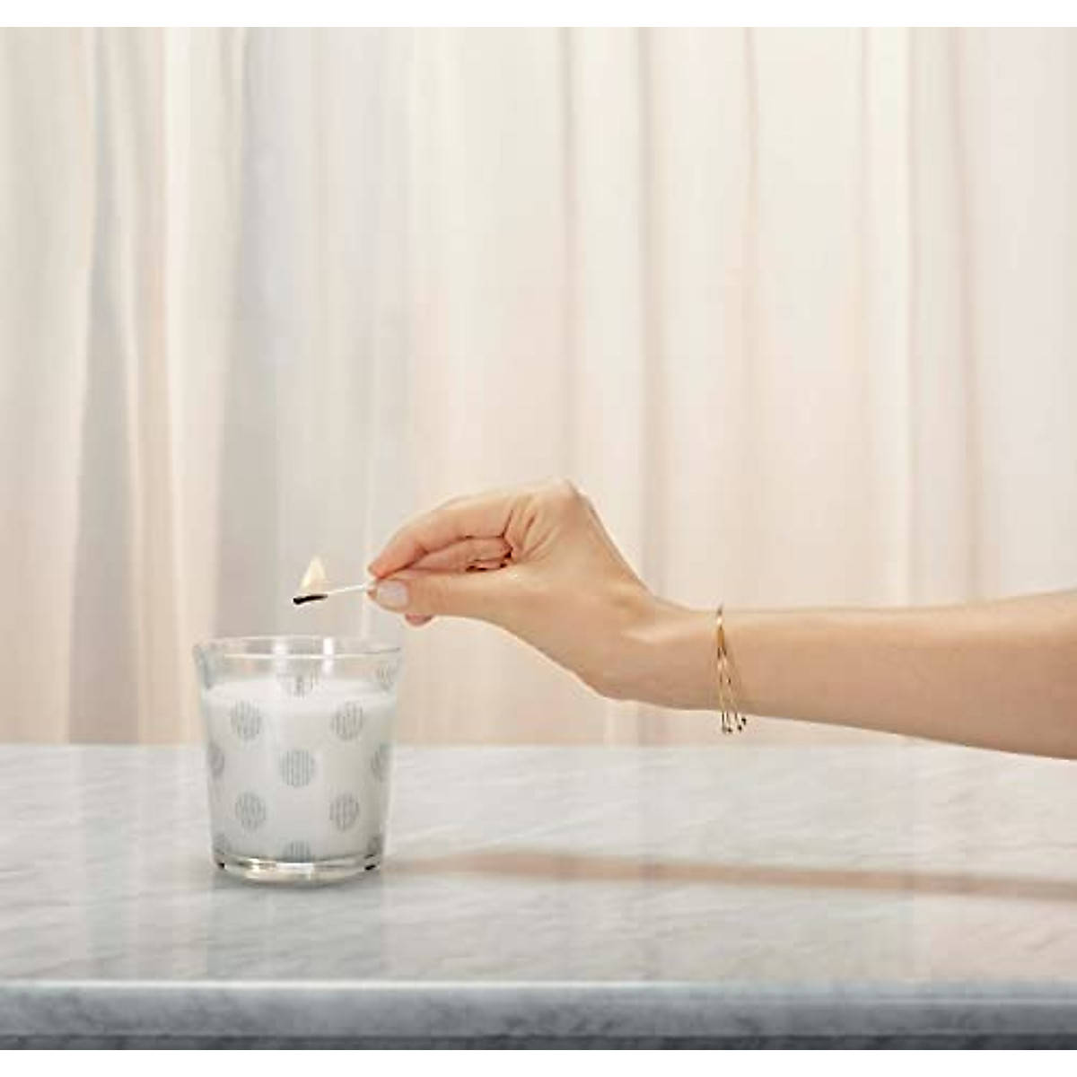 Caldrea Scented Candle, Made with Essential Oils and Other Thoughtfully Chosen Ingredients, 45 Hour Burn Time, Basil Blue Sage Scent, 8.1 oz