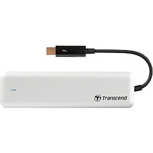 Transcend 960GB JetDrive 825 Thunderbolt Ahci PCIe Portable SSD Solid State Drive TS960GJDM825, Black