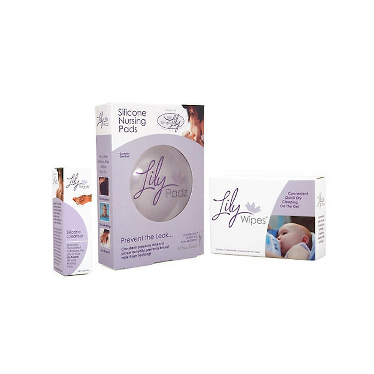 LilyPadz Reusable Silicone Nursing Pads Starter Kit Single Pair Regular Size