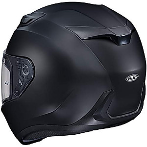 HJC Helmets 1502-634 Unisex-Adult Full Face Power Sports Helmets (Semi-Flat Black, Large)