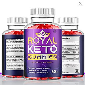 (5 Pack) Royal Keto Gummies Organic Support Belly Fat Diet - RoyalKeto ACV Gunmies Royal Keto Gummies Regal Royle Royel Men Women Gomitas Apple Cider Vinegar Supplement for Weight Loss (300 Gummies)