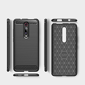CruzerLite Case Compatible with Xiaomi Mi 9T Case, Compatible with Xiaomi Mi 9T Pro Case, Back Cover Anti-Scratch Shock Absorption Case for Xiaomi Mi 9T /9T Pro (Black)