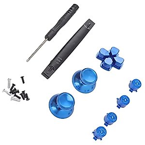 Dpad Buttons, Game Controller Buttons Repair Kit for Game Controller Blue