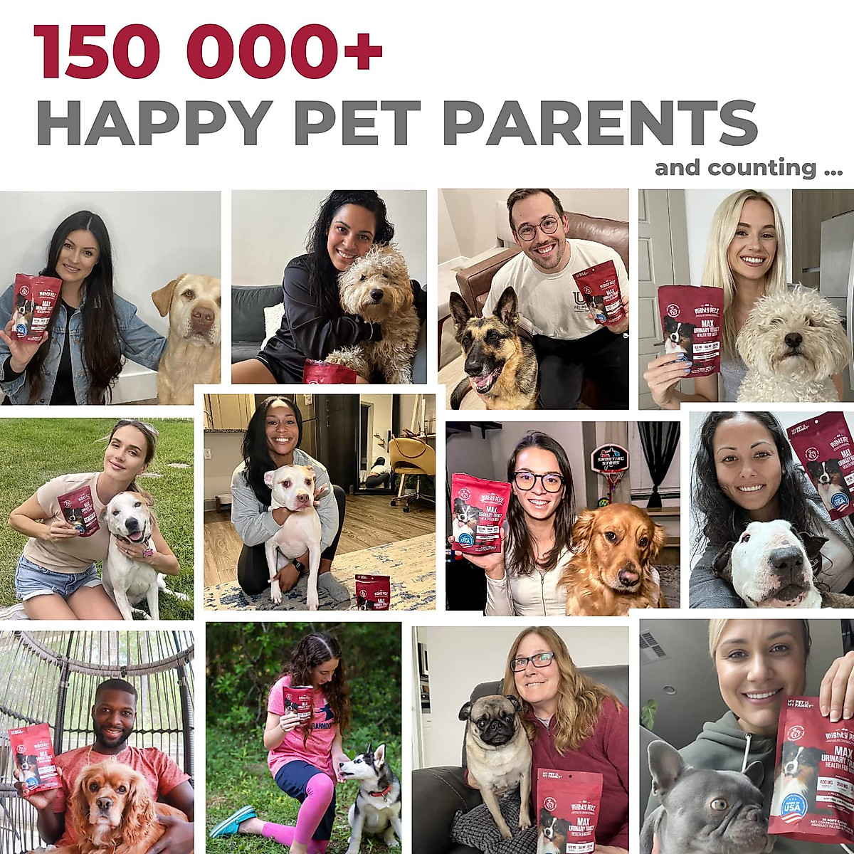 MAX Urinary Tract Support + MAX Hemp Hip & Joint Support for Dogs