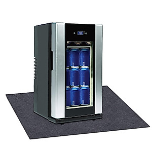 Under Refrigerators Mat,for floor surface/Absorbent mat Lightweight Washable Floor Mat，Protect refrigerators and floors，Multifunctional home appliance mat，back Non-slip (36"×60")