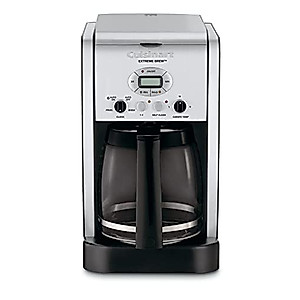 Cuisinart DCC-2650P1 Extreme Brew 12-Cup Programmable Coffeemaker, Black/Stainless Steel