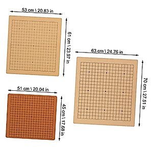 INOOMP Go Board Childrens Tylonal Travel Set Backgammon Travel Set International Chess Game Roll- up Leather Chess Set Foldable Chessboards Kids Chessboard Leather Go Board Go Boards 3pcs