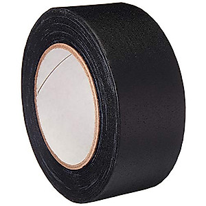 Amazon Basics No Residue, Non-Reflective Gaffers Tape - 2 Inch x 90 Feet, Black