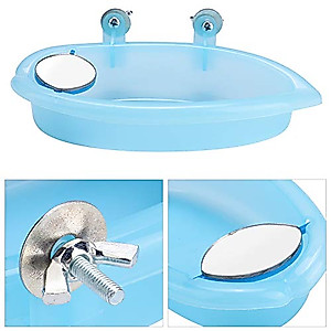 Bird Accessory Bath Box, Bird Bath, Bird Cage Bath, for Canary for Pet Brids