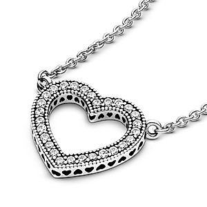 Pandora Loving Hearts of Pandora, Clear Cz