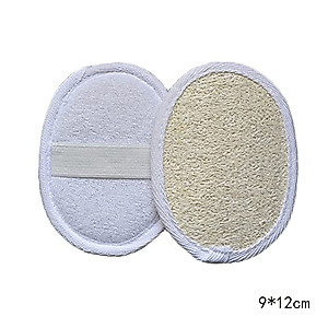 INGVY Dry Brushing Body Brush Natural Loofah Body Scrubber Bath Exfoliating Sponge Soft Shower Brushes Clearner Pad Exfoliator Shower Puff Body Skin Care Tool