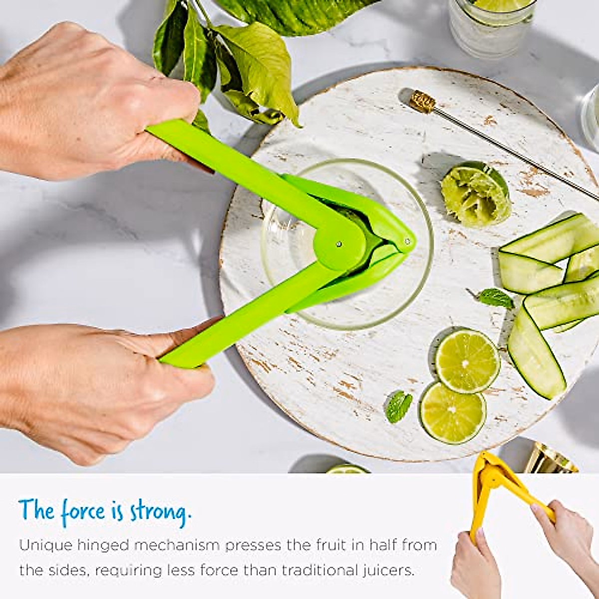Dreamfarm Lime Fluicer | Easy Squeeze Manual Lime Juicer | Citrus Juicer That Folds Flat for Space-Saving Storage | Lime Squeezer with Pivot to Increase Leverage