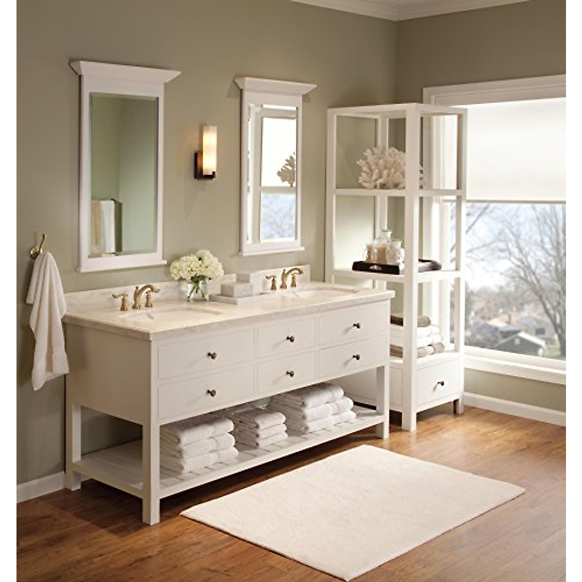 Delta Faucet 79435-CZ Linden Wall Mounted Double Robe/Towel Hook in Champagne Bronze