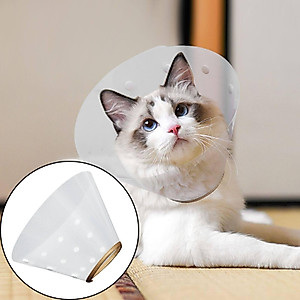 BCOATH Pets Elizabeth Circle Kitten Collars Pet Cat Recovery Collar Cat Recovery Collars & Cones Cat Recovery Neck Cone Cat Kitten Recovery Collar Cat Cone Pet Recovery Cone Rope