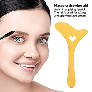 FILFEEL Eyeliner Stencils, Silicone Tip Eyeliner Aid Eyebrow Pencil Stencil, Multifunctional Mascara Eyeliner Drawing Aid Makeup Applicator Tool for Eyeliner, Eyebrow Pencil and