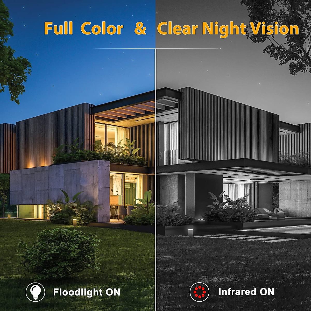 Camzeb Solar Security Camera Wireless Outdoor - 2K Solar Camera for Home Security 350° PTZ 1080P 2.4G WiFi Security Camera - PIR Motion Detection Full Color Night Vision 2-Way Audio Cloud/SD IP66
