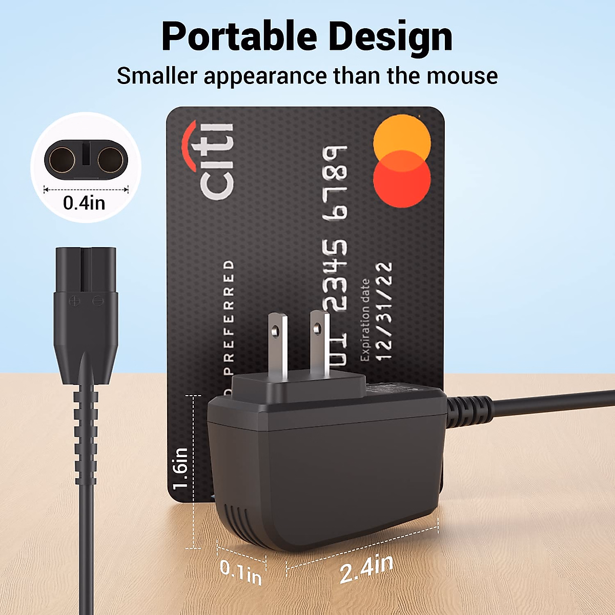 CGGXJP 5V 1A Replacement Charger for Manscaped Lawn Mower 3.0/2.0 Electric Groin Hair Trimmer AC Charger Power Supply Adapter Cord