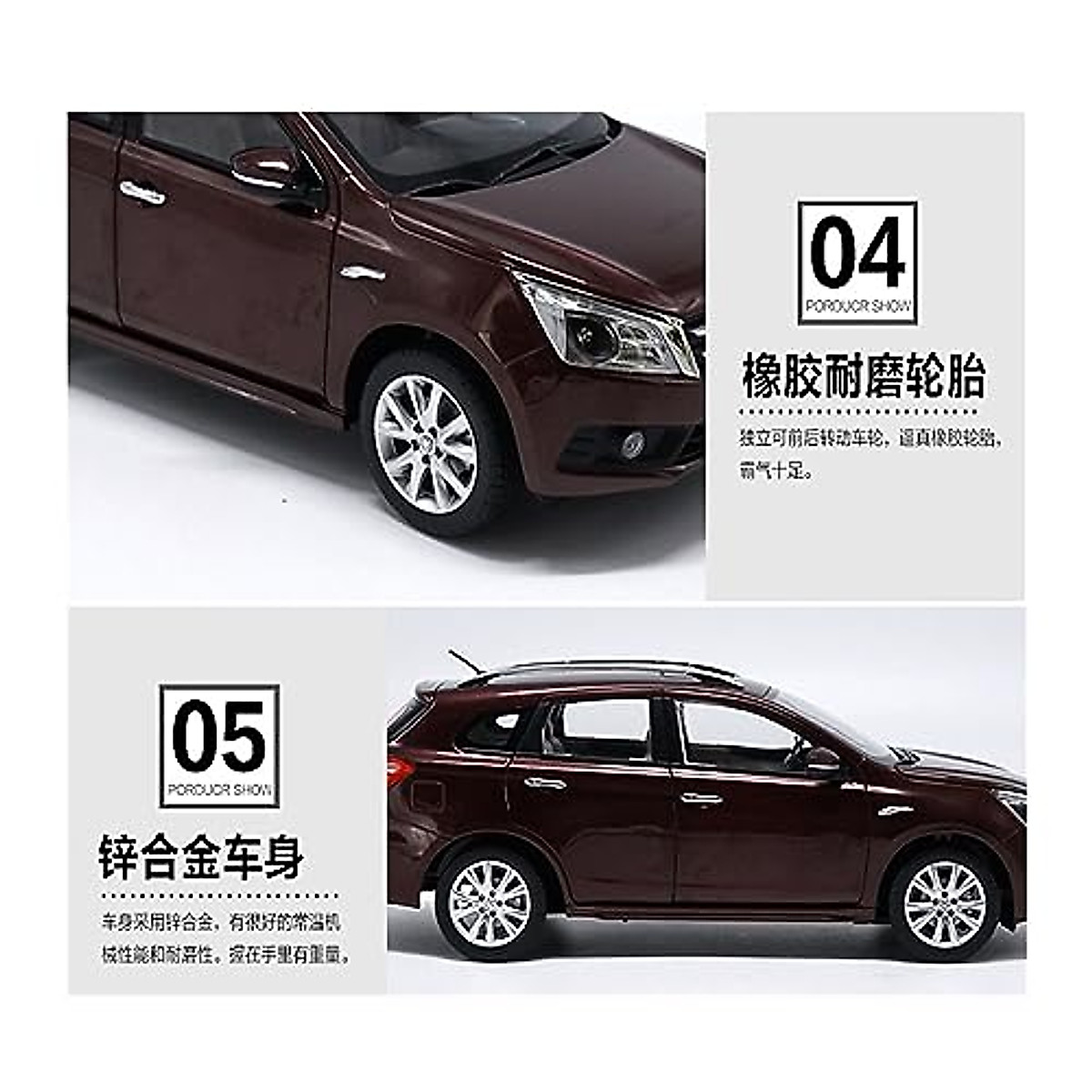 Alloy Resin Car Vehicle Model 1 18 Fit for Nissan Venucia T70 Vehicle Diecast Scale Alloy Car Model Static Display Adult Collection Toys Festive Deluxe Gift (Color : A)