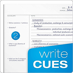 Oxford FocusNotes Writing Pad, 8-1/2" x 11-3/4", 50 Sheets (77103)